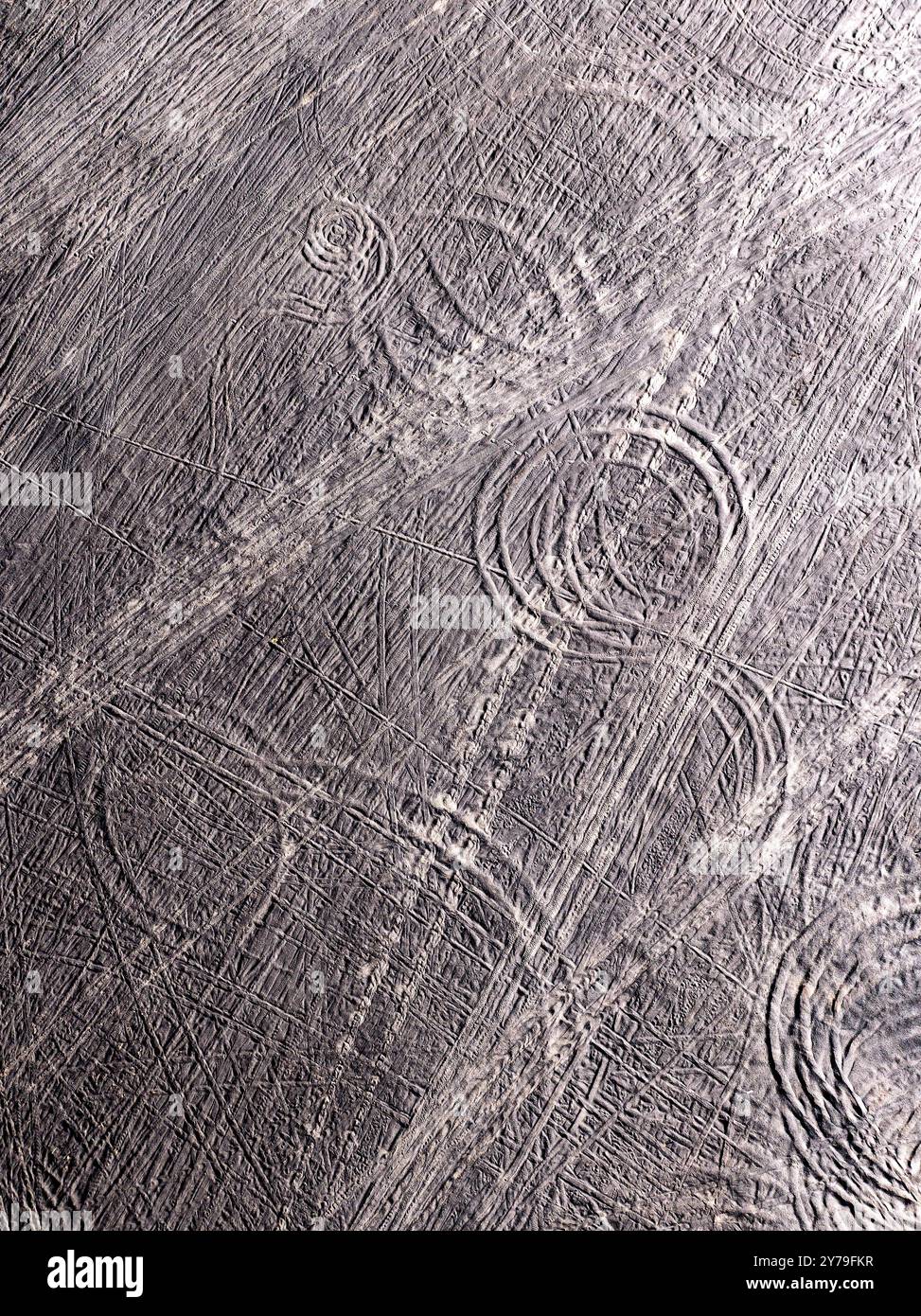 Tracks at the Cinder Hills OHV area, Flagstaff, Arizona Stock Photo - Alamy