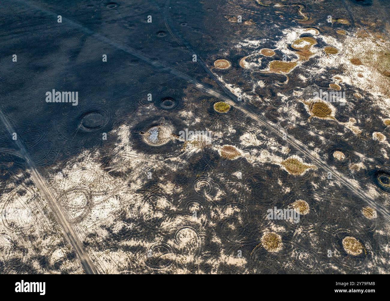 Tracks at the Cinder Hills OHV area, Flagstaff, Arizona Stock Photo - Alamy