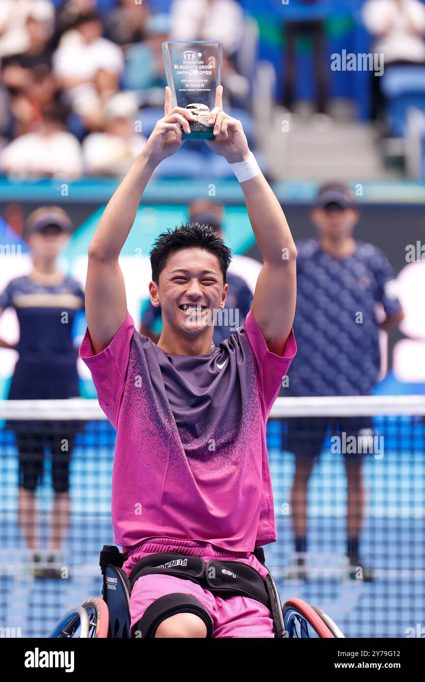 September 29, 2024, Tokyo, Japan: Tokito ODA (JPN) poses for the ...