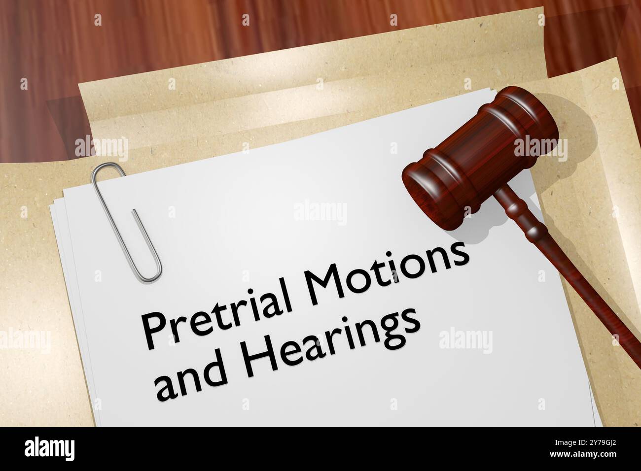 Pretrial motions hi-res stock photography and images - Alamy