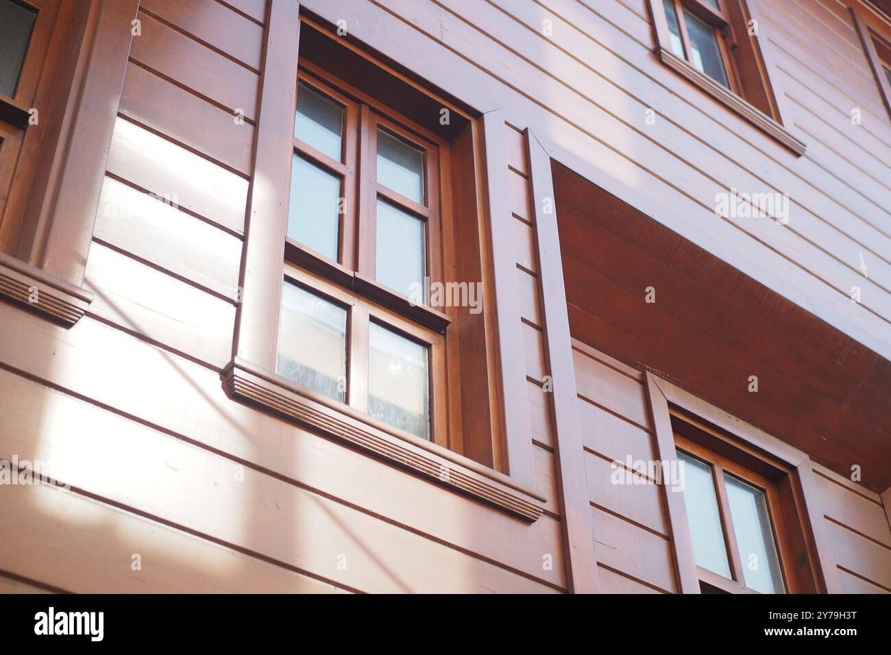 Contemporary Architectural Design Showcasing Beautiful Wooden Window ...