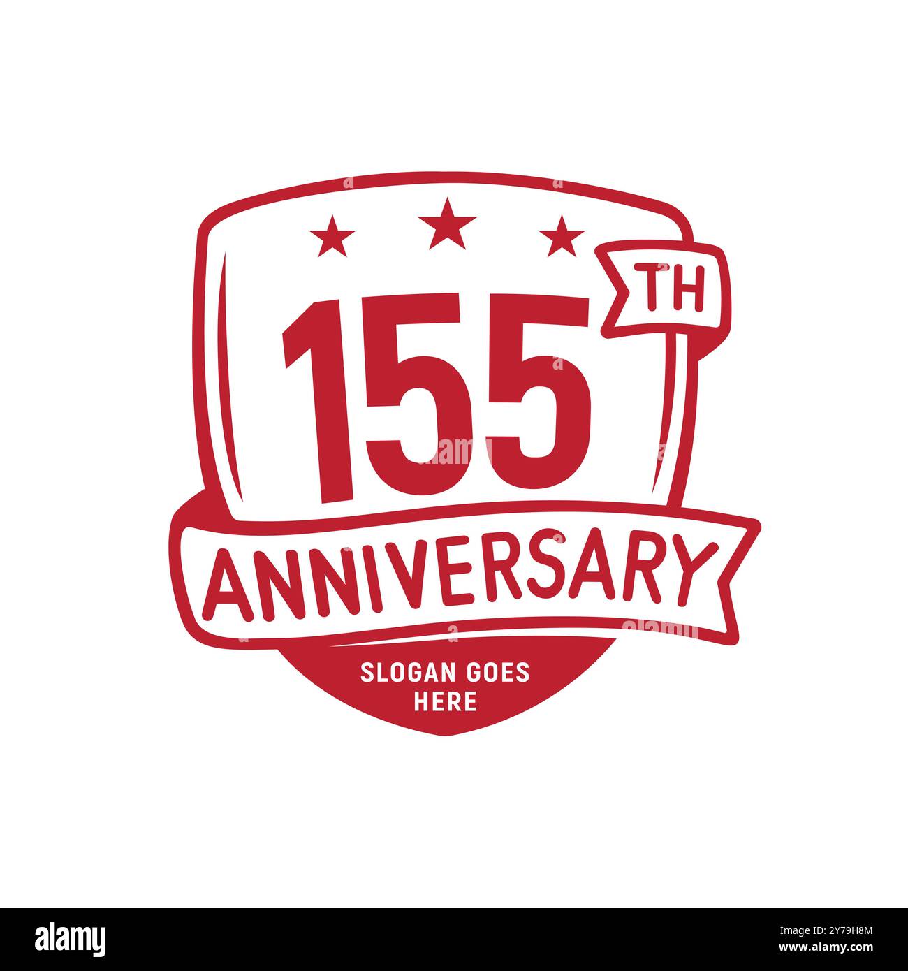 155 years logo hi-res stock photography and images - Alamy