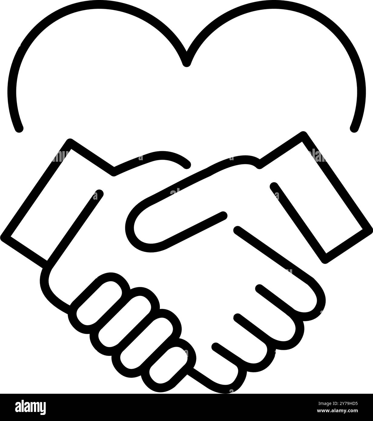 Mutual support vector vectors Black and White Stock Photos & Images - Alamy