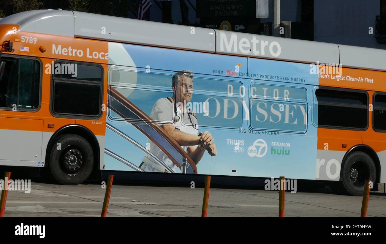 Los Angeles, California, USA 21st September 2024 Doctor Odyssey Bus ...