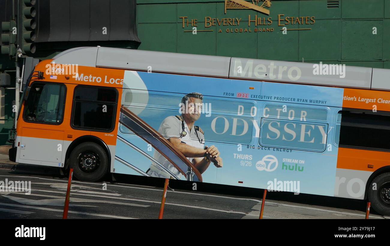 Los Angeles, California, USA 21st September 2024 Doctor Odyssey Bus ...