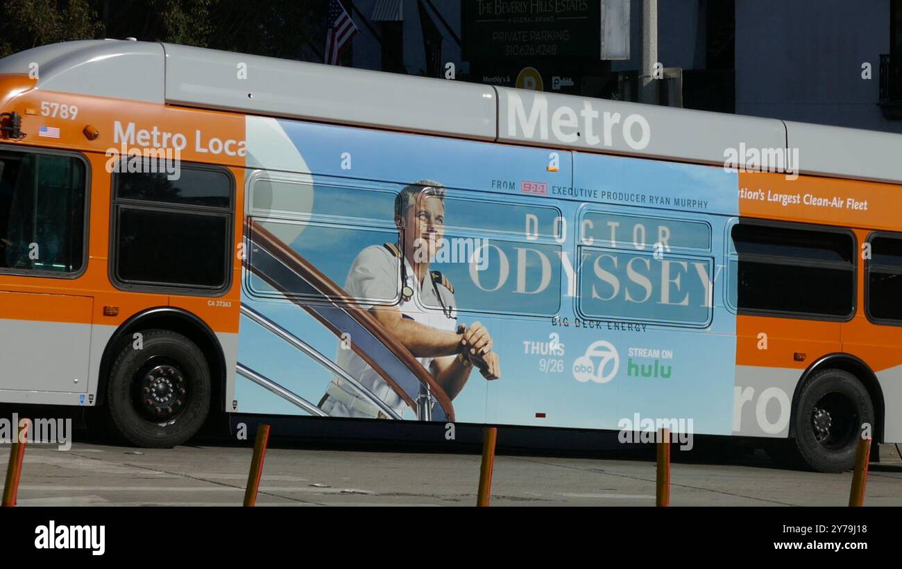 Los Angeles, California, USA 21st September 2024 Doctor Odyssey Bus ...