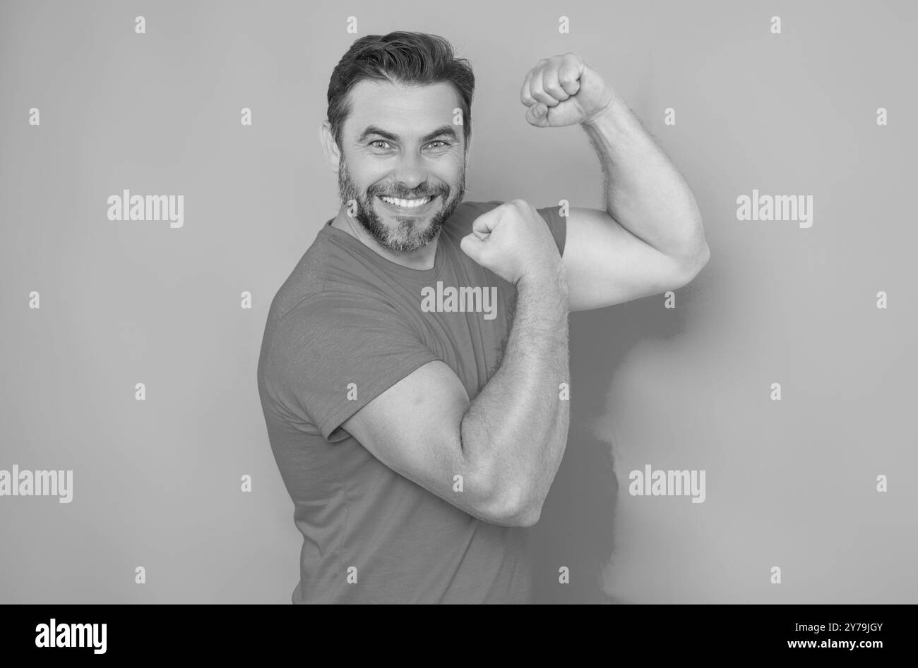 Close up of ecstatic face Black and White Stock Photos & Images - Alamy