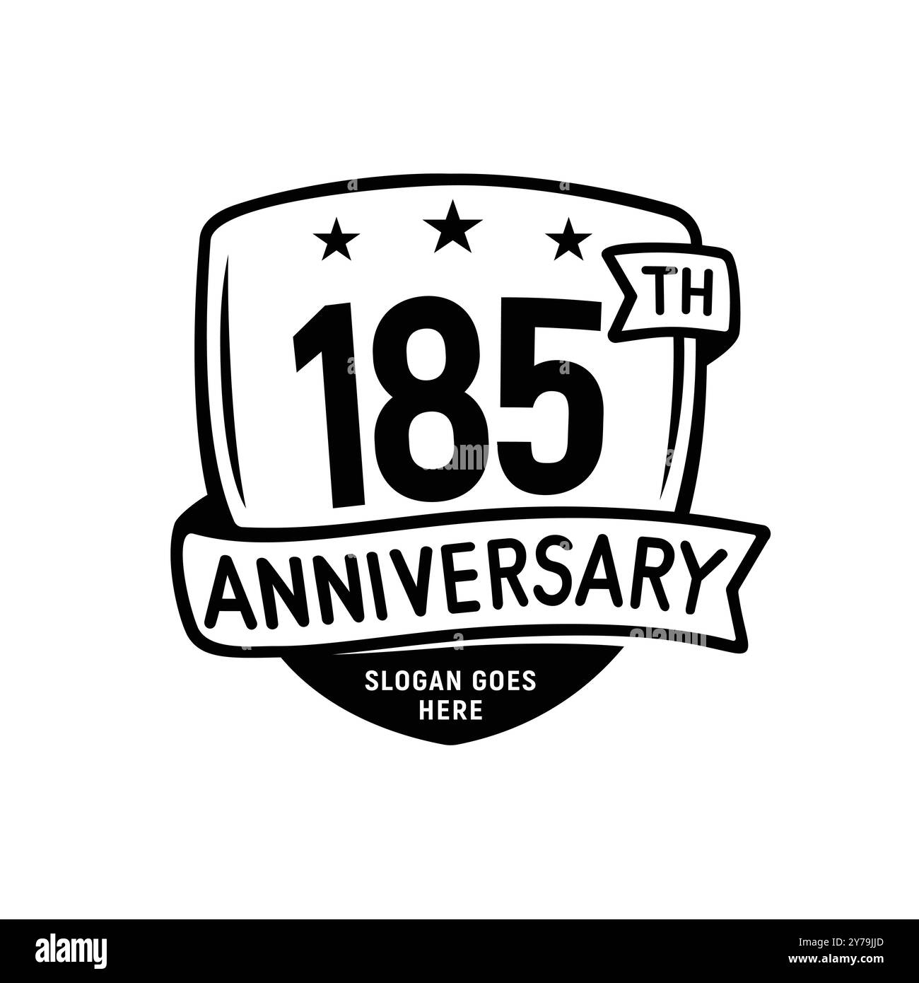 185 years logo hi-res stock photography and images - Alamy