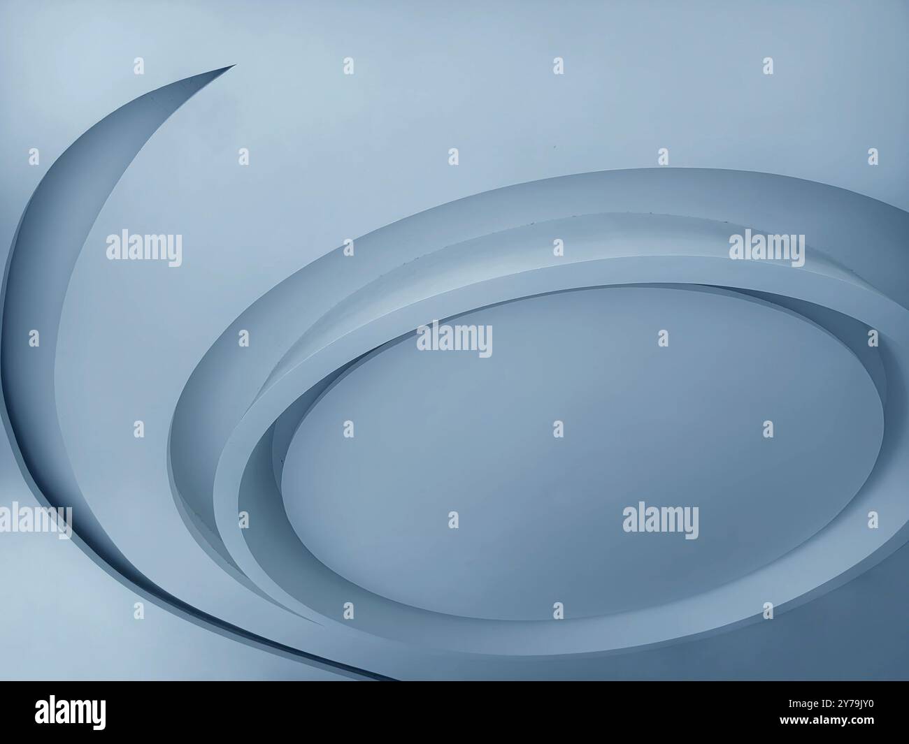 A modern ceiling that features a circular design Stock Photo - Alamy