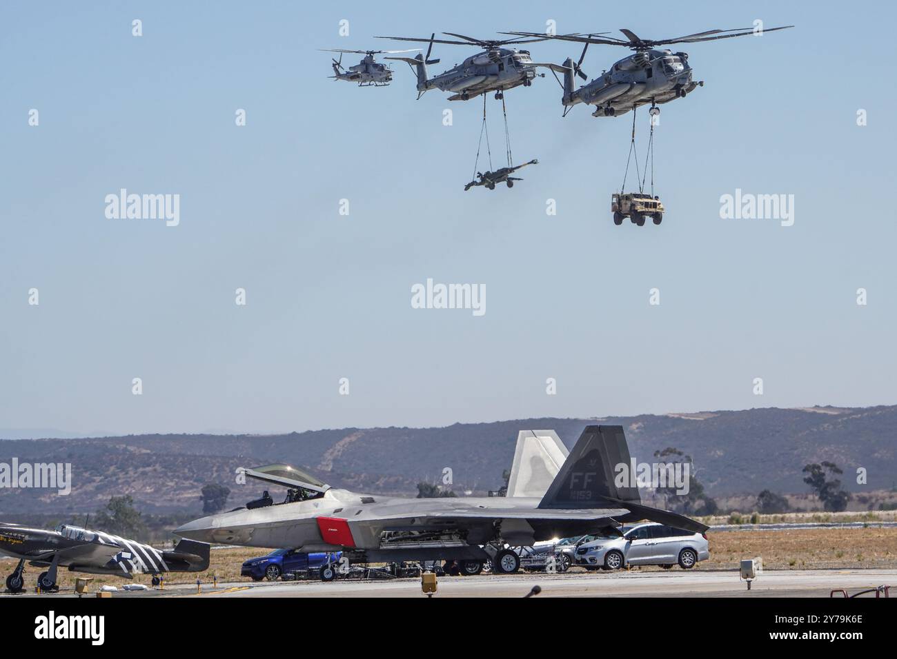 San Diego, United States. 28th Sep, 2024. Aircrafts fly over the skies ...