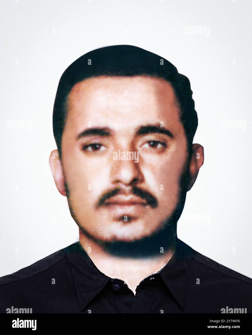 A rare photo of Abu Musab Al-Zarqawi taken during in his younger years ...