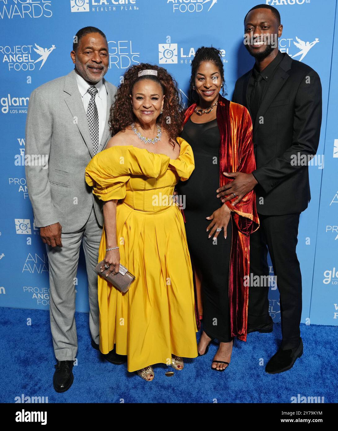 Los Angeles, USA. 28th Sep, 2024. (L-R) Norm Nixon, Debbie Allen ...