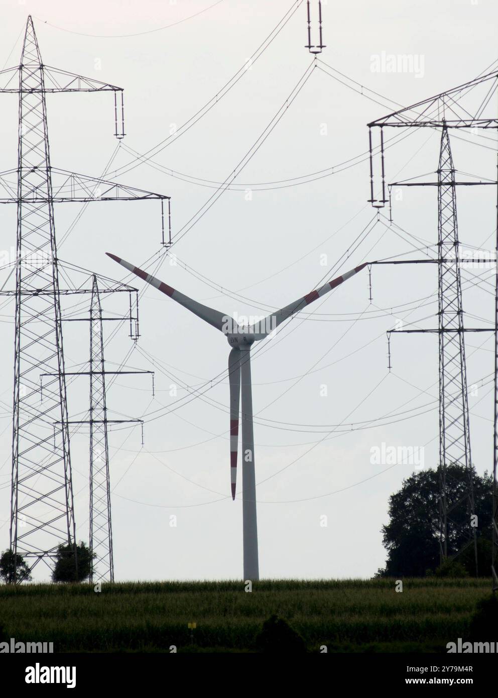 power and electricity supply sign ,energy consumption and green ...