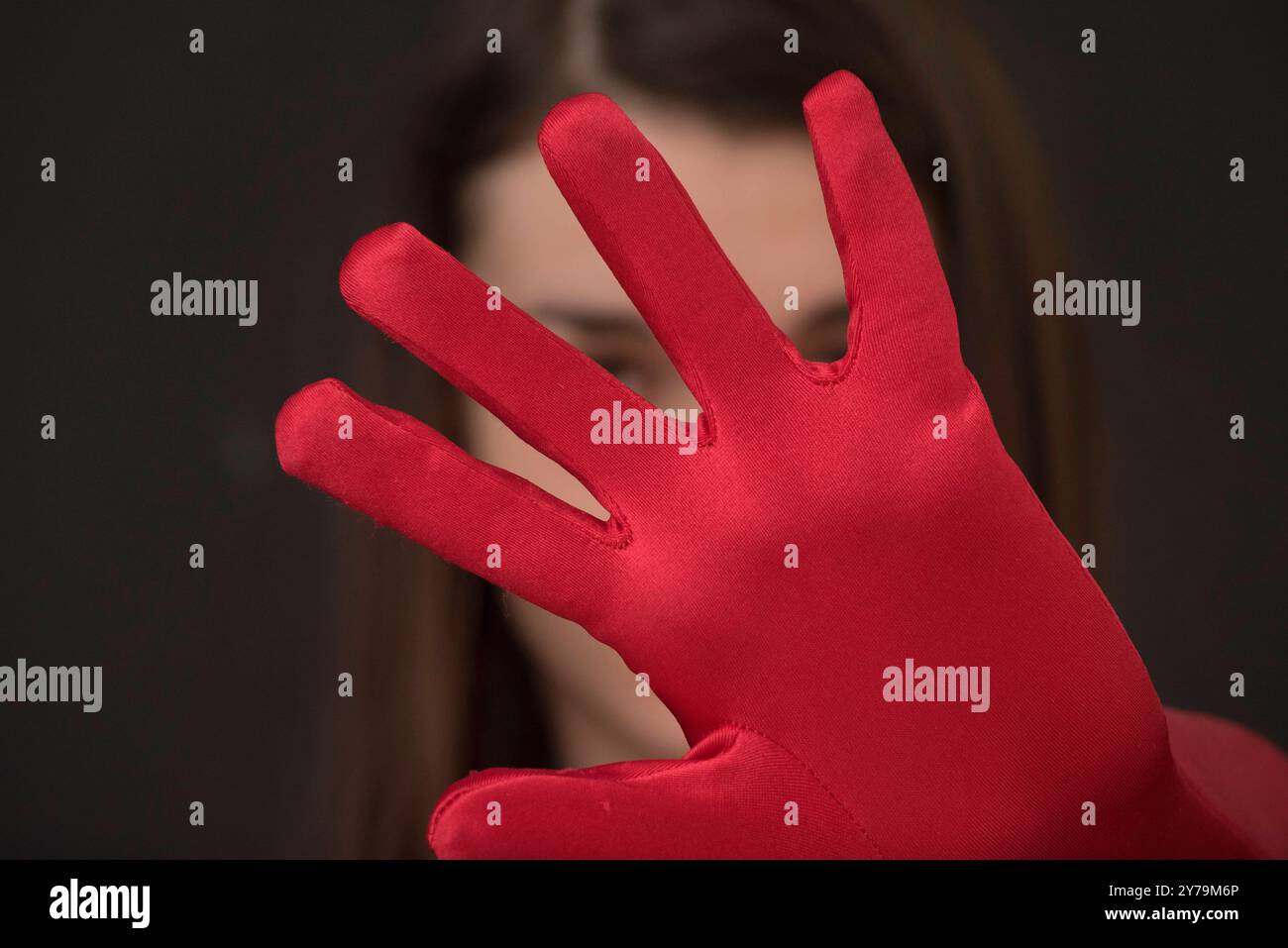 being in a defense position signaling no and unwanted behavior defense ...