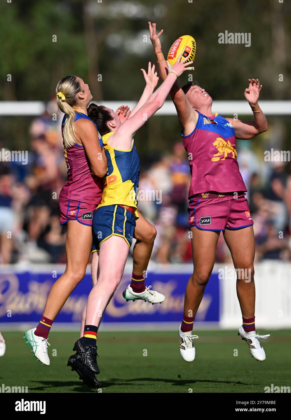 Brisbane, Australia. 29th Sep, 2024. Taylor Smith (left) and Dakota ...