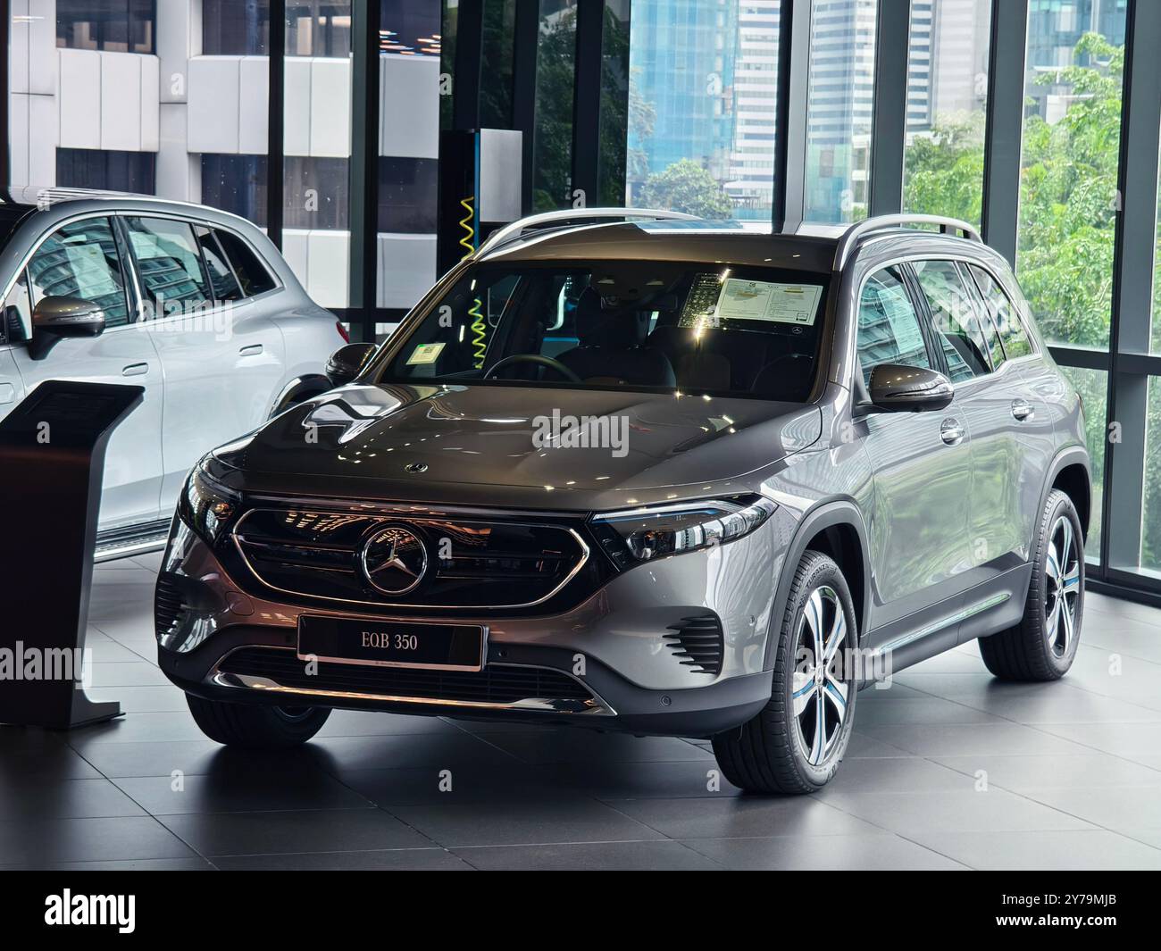 KUALA LUMPUR, MALAYSIA - AUGUST 20, 2024: Mercedes car showroom in ...