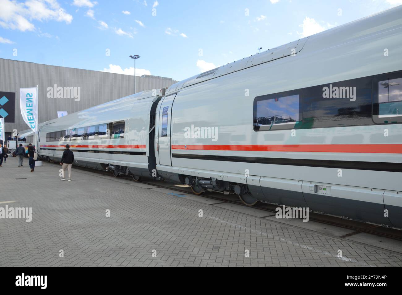 Berlin, Germany - September 27, 2024 - Velaro high speed train that ...