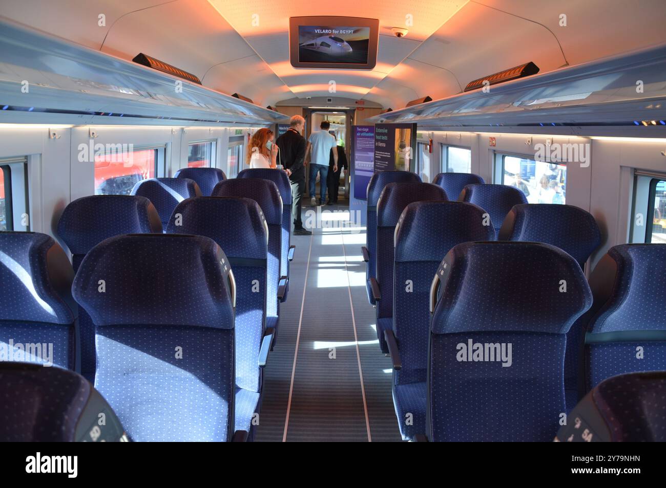 Berlin, Germany - September 27, 2024 - Velaro high speed train that Siemens Mobility is building ...