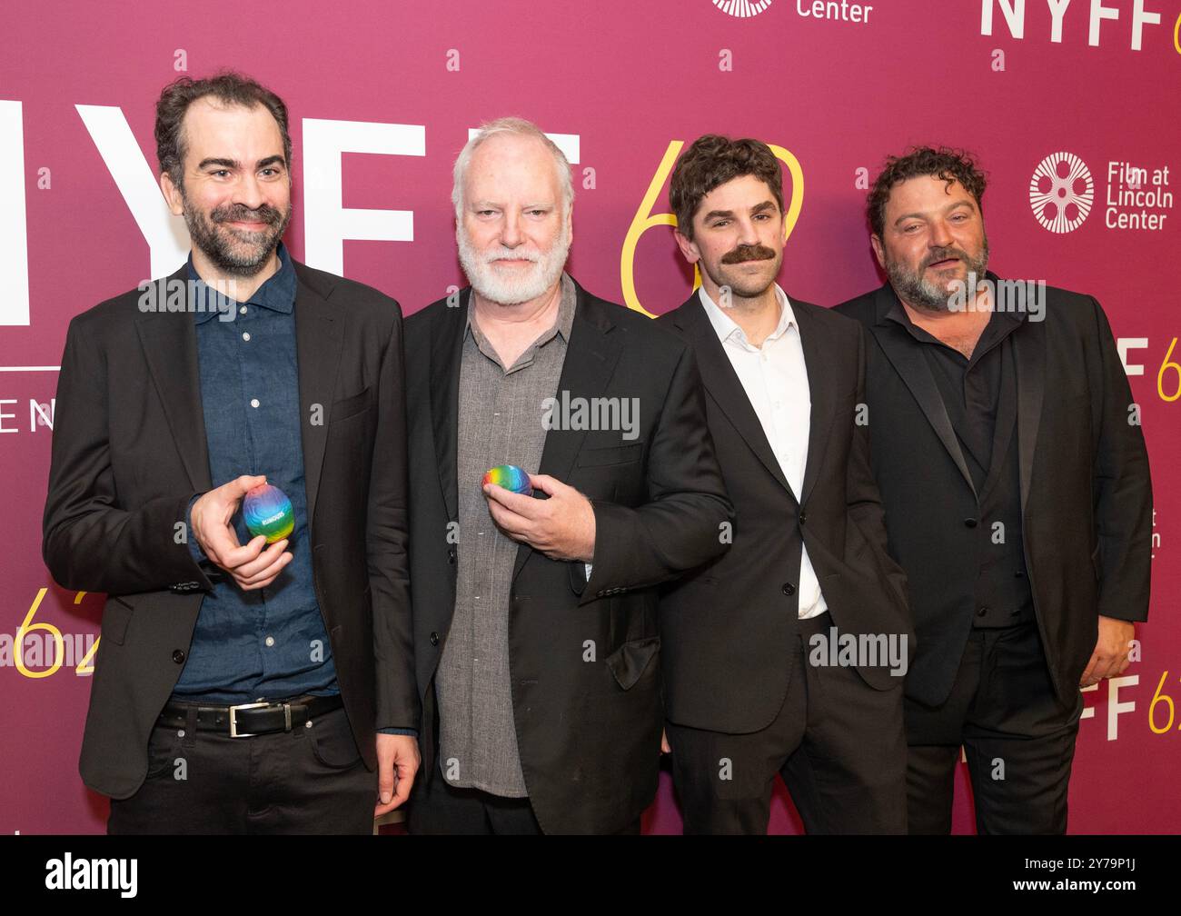 New York, NY, USA, 28 September, 2024: Galen Johnson, Guy Maddin, Evan ...