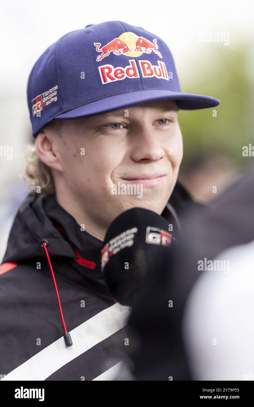 ROVANPERA Kalle, Toyota GR Yaris Rally1, portrait during the Rally ...