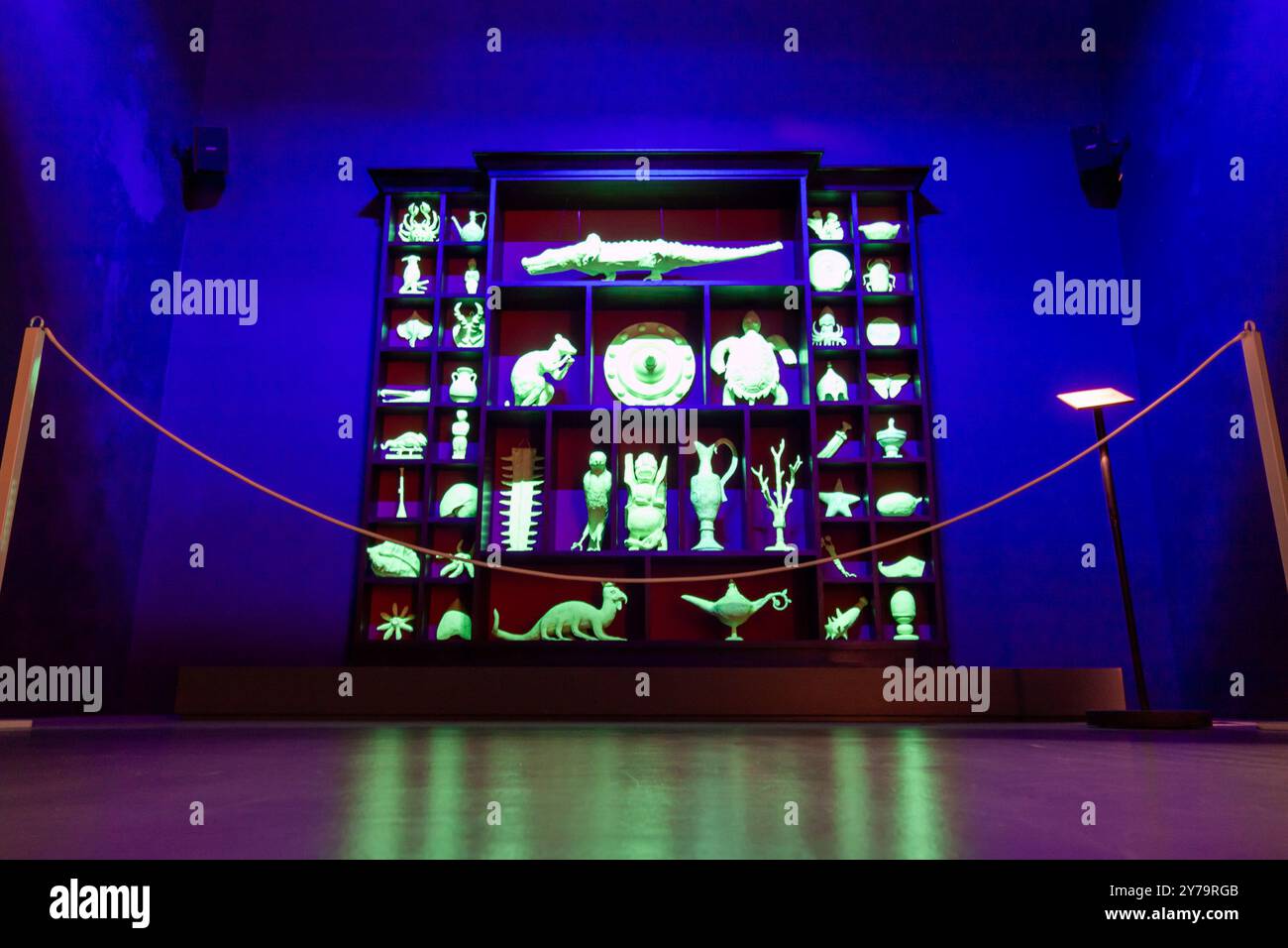 STRASBOURG, FRANCE - SEPTEMBER 21, 2024: The Unruly Collection by Mark Dion at Strasbourg museum ...