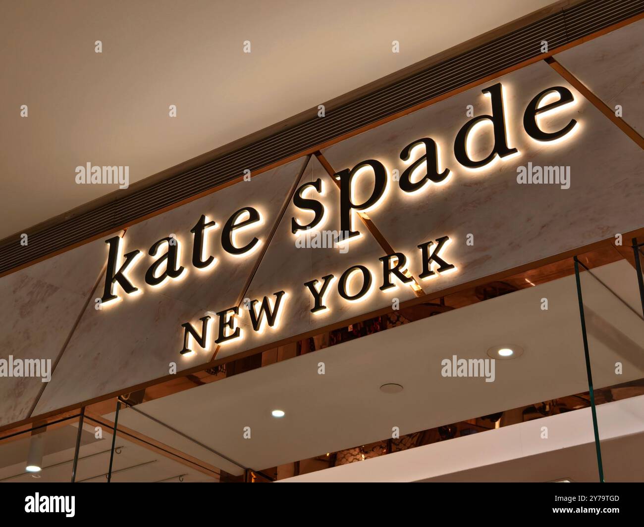 KUALA LUMPUR, MALAYSIA - AUGUST 28, 2024: Kate Spade brand retail shop ...