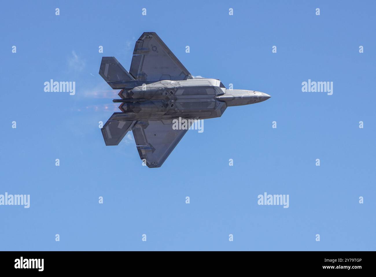 San Diego, United States. 28th Sep, 2024. An F-22 fighter aircraft ...