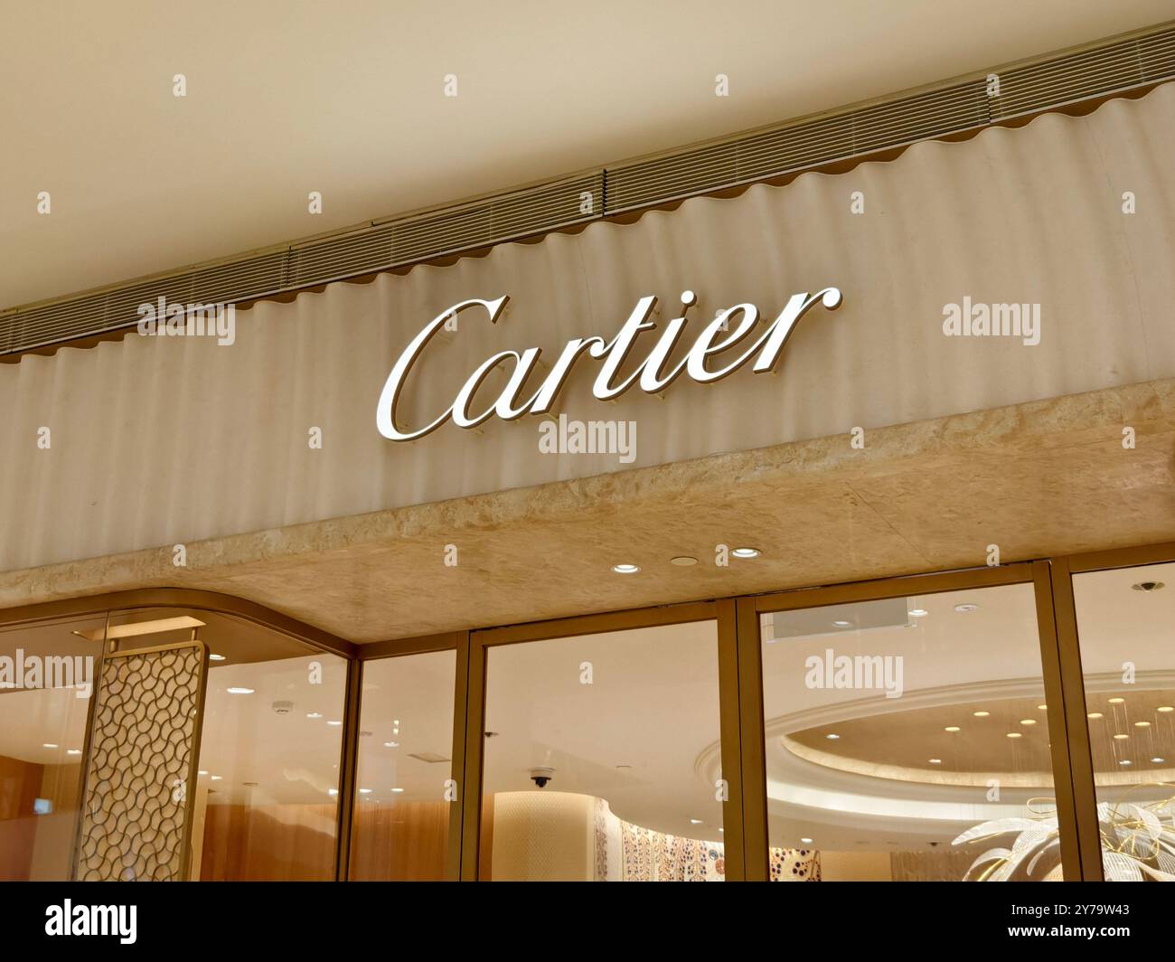 KUALA LUMPUR, MALAYSIA - AUGUST 28, 2024: Cartier brand retail shop in ...