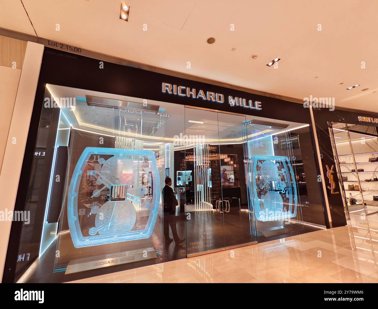 KUALA LUMPUR, MALAYSIA - AUGUST 28, 2024: Richard Mille brand retail ...