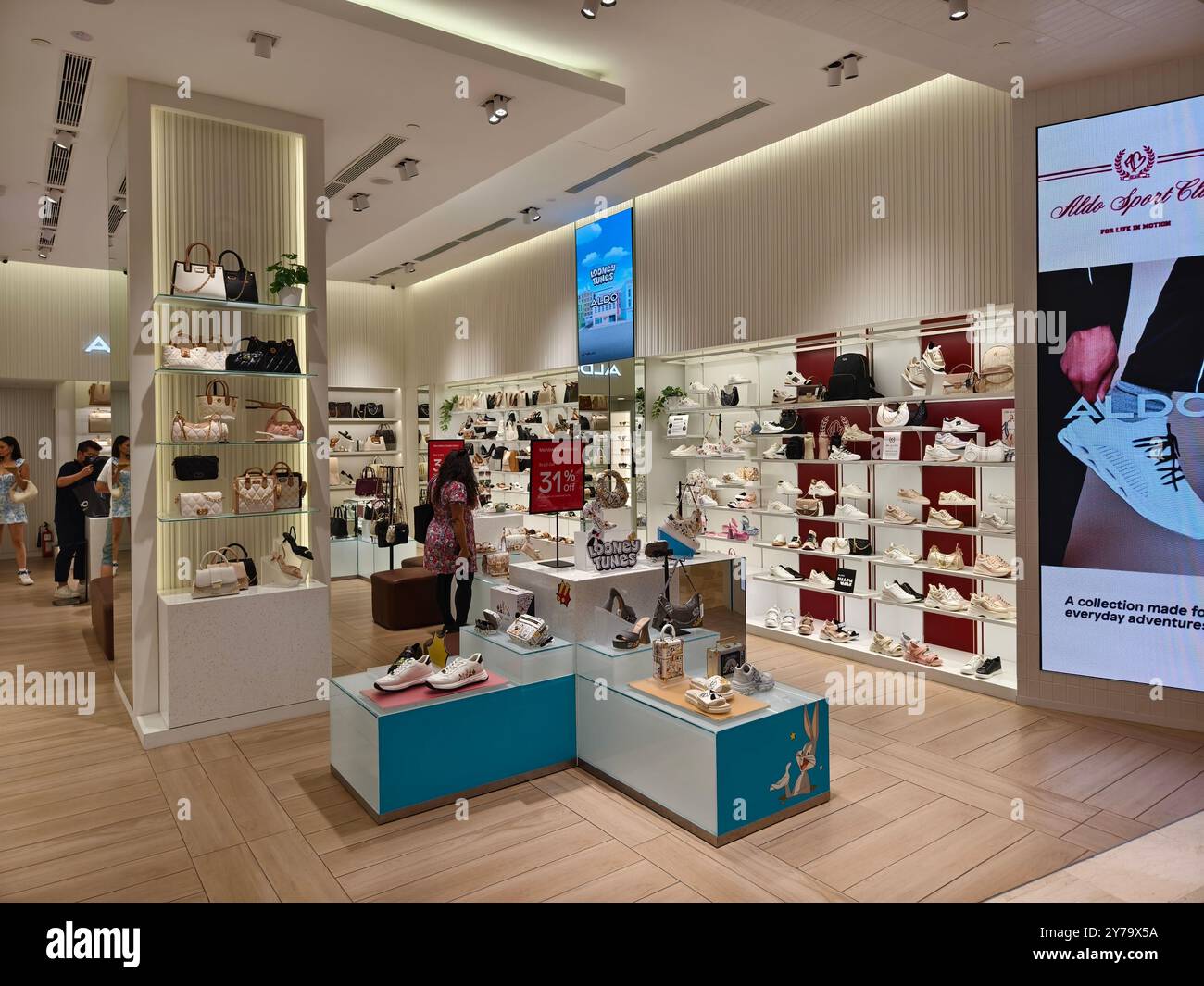 KUALA LUMPUR, MALAYSIA - AUGUST 28, 2024: Aldo brand retail shop in the ...