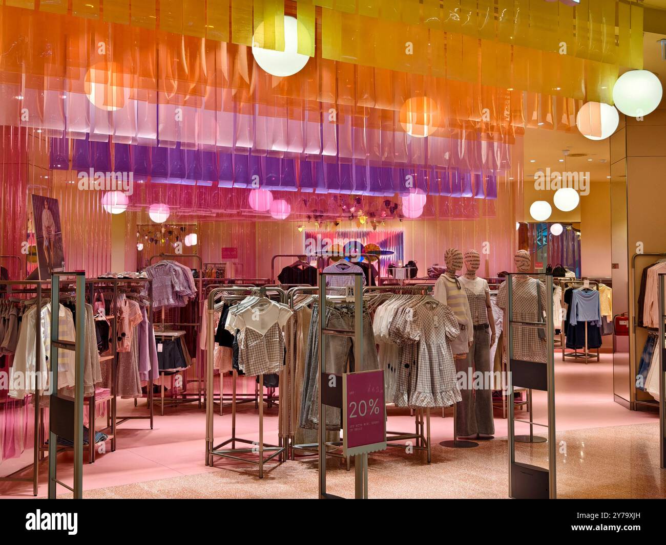 KUALA LUMPUR, MALAYSIA - AUGUST 28, 2024: Monki brand retail shop in ...