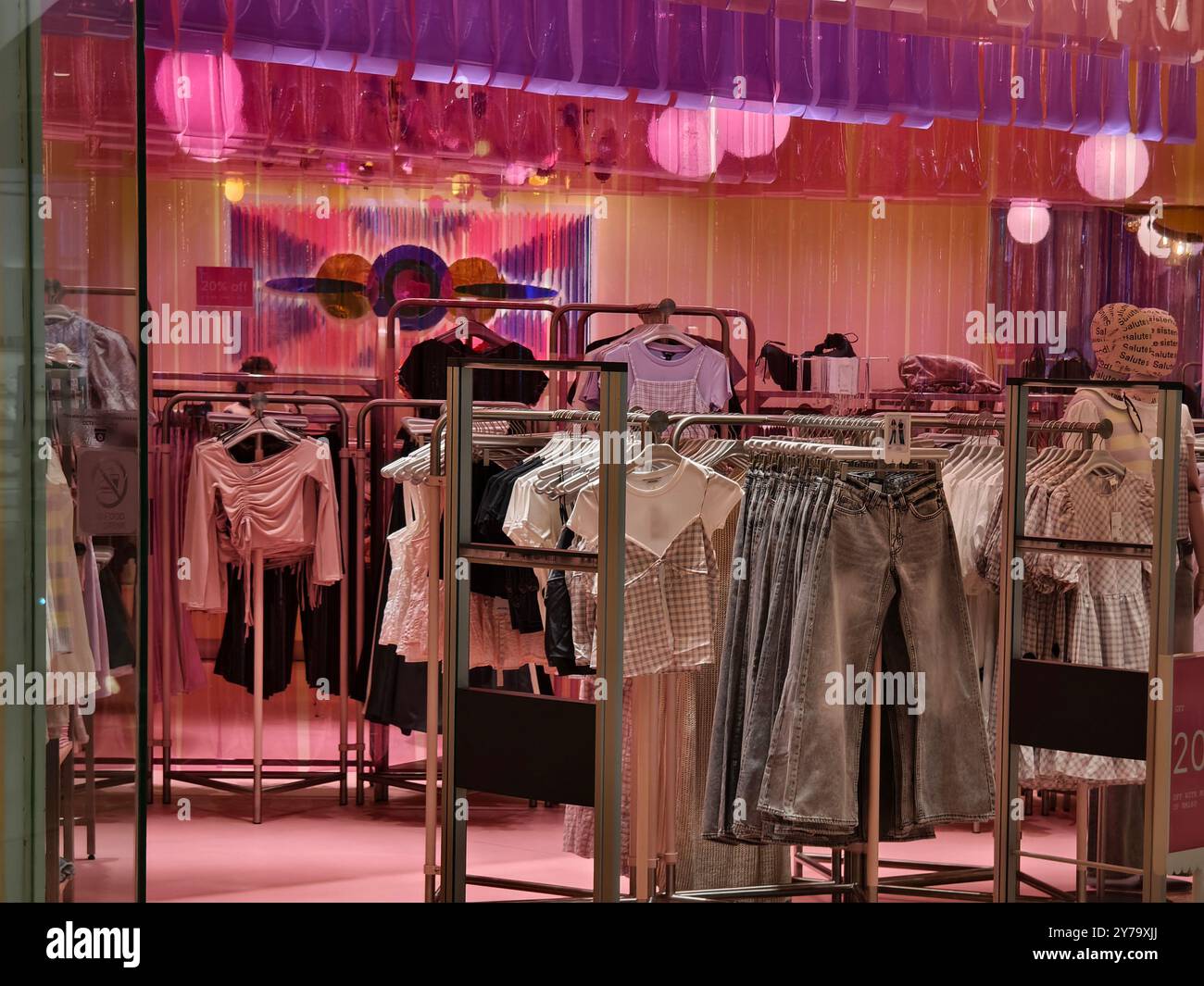 KUALA LUMPUR, MALAYSIA - AUGUST 28, 2024: Monki brand retail shop in ...
