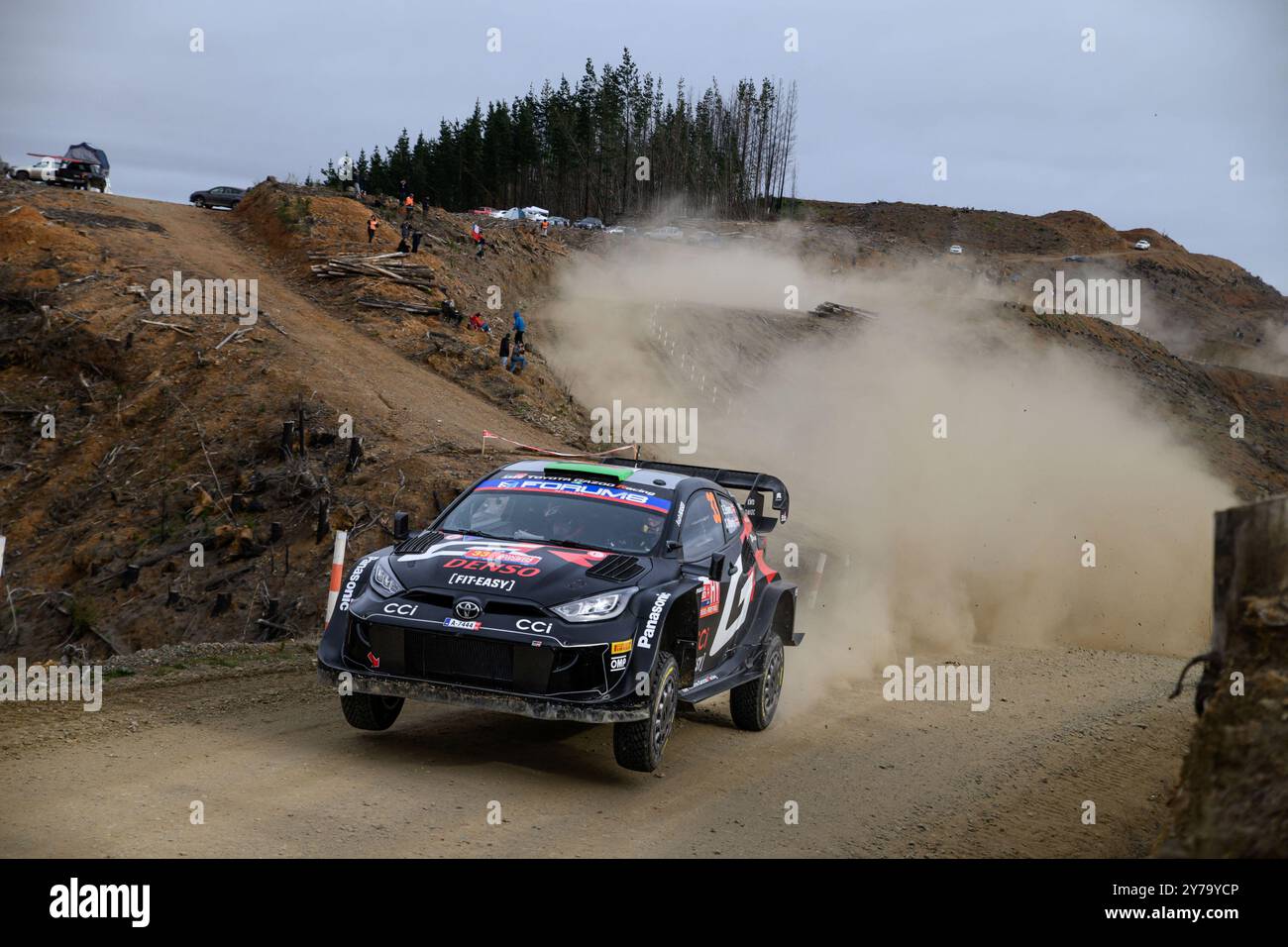 , They Face 2nd The Day Of The Race During Fia World Rally Championship ...