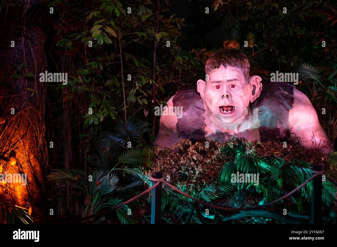 Singapore - 7 March 2024: Grawp, Hagrid's brother statue at Harry ...