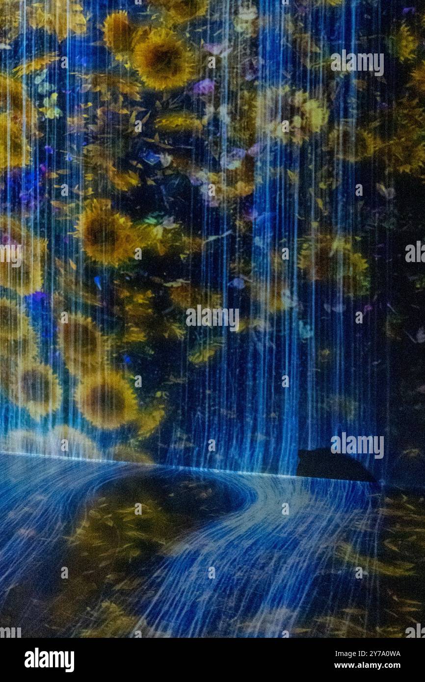 Singapore - 9 March 2024: Universe of Water Particles, Transcending ...