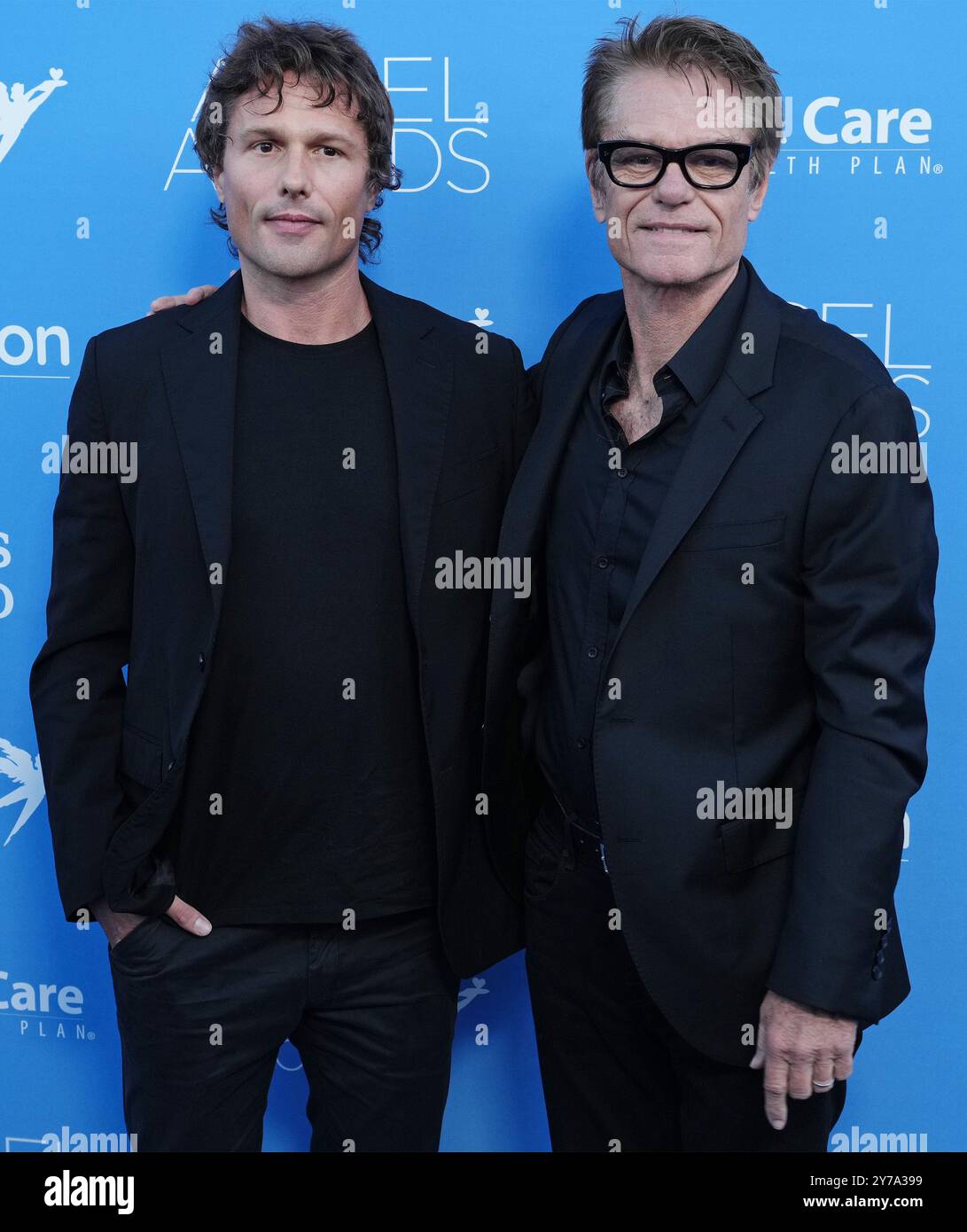 Los Angeles, USA. 28th Sep, 2024. (L-R) Dimitri Hamlin and Harry Hamlin ...