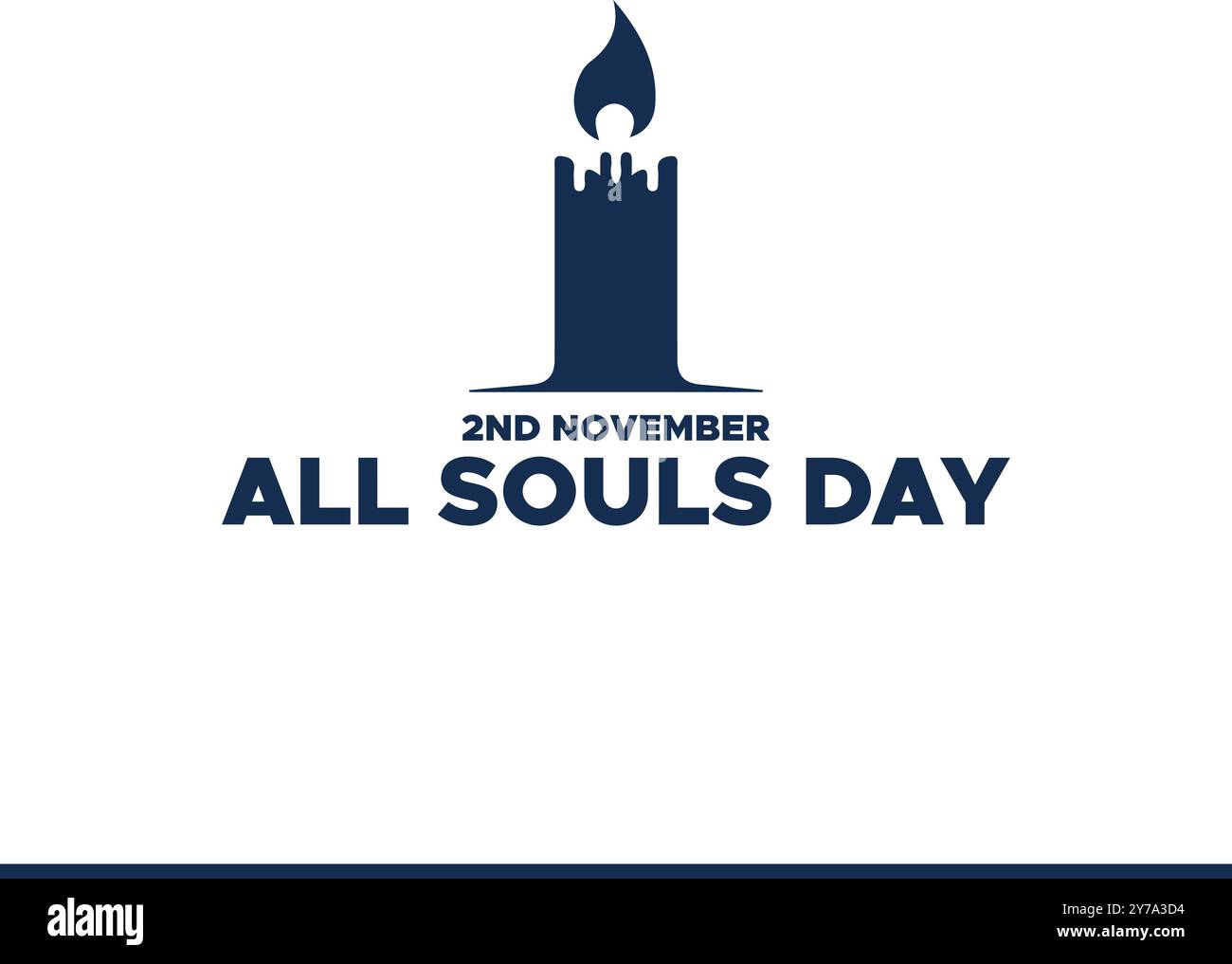 all souls day, 2nd November, Greeting card, social media editable ...