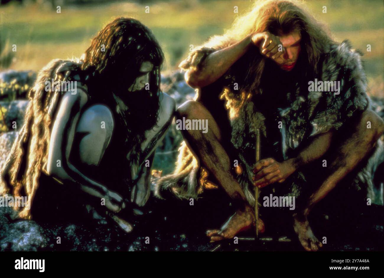 RON PERLMAN and RAE DAWN CHONG in QUEST FOR FIRE (1981) -Original title: LA GUERRE DU FEU ...