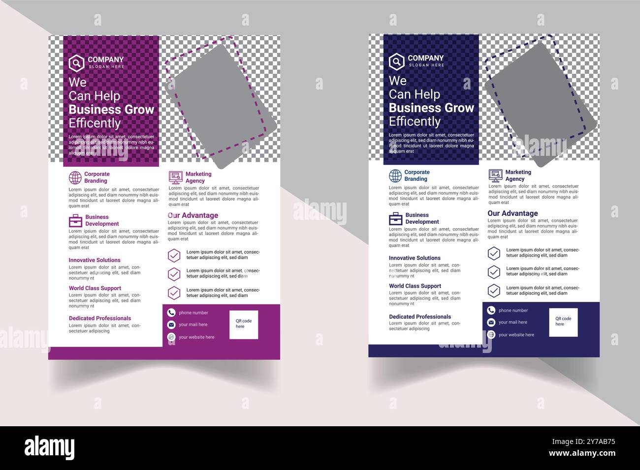 Presentation conference page design Stock Vector Images - Alamy