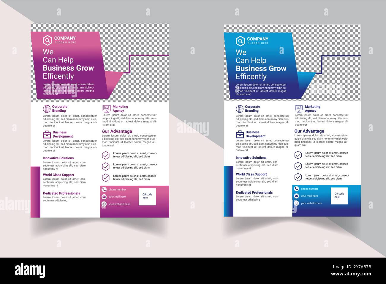 professional corporate flyer design template Stock Vector Image & Art ...