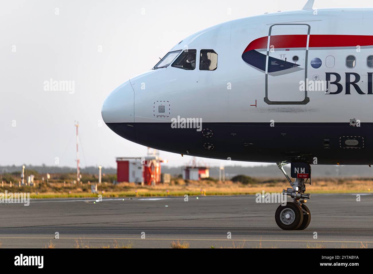 Larnaca, Cyprus - May 24, 2024: Side view of British Airways Airbus ...