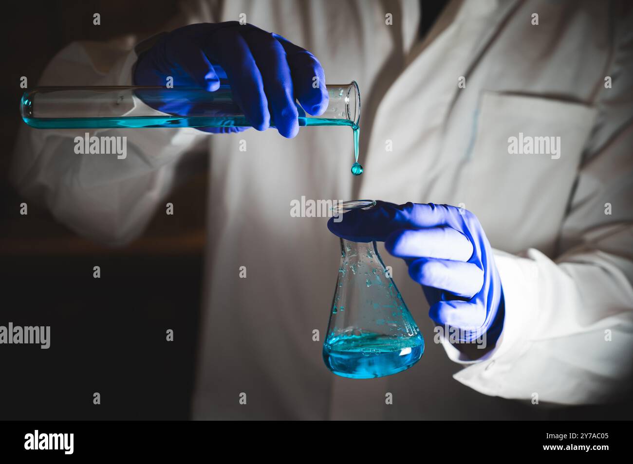 Medical Research Laboratory. A Female Scientist Analyzing samples ... Medical Research Laboratory. A Female Scientist Analyzing samples ...