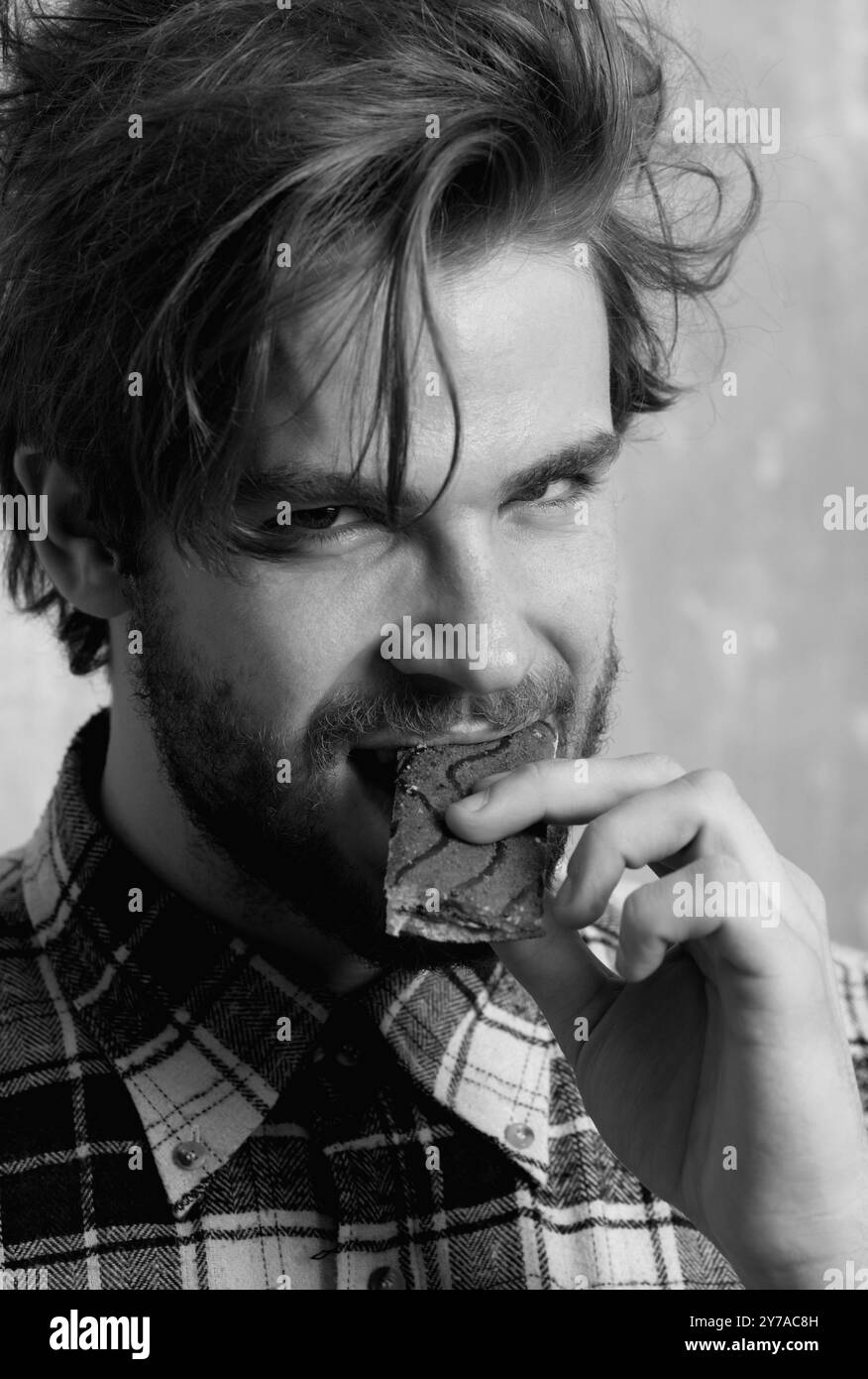 Satisfied appetite Black and White Stock Photos & Images - Alamy