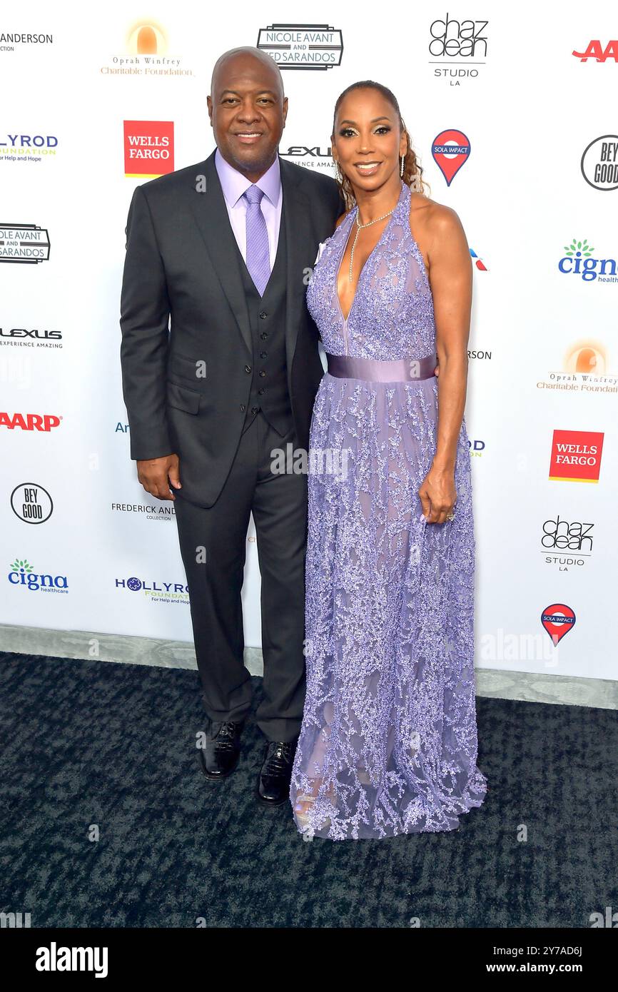 Rodney Peete mit Ehefrau Holly Robinson Peete bei der HollyRod ...