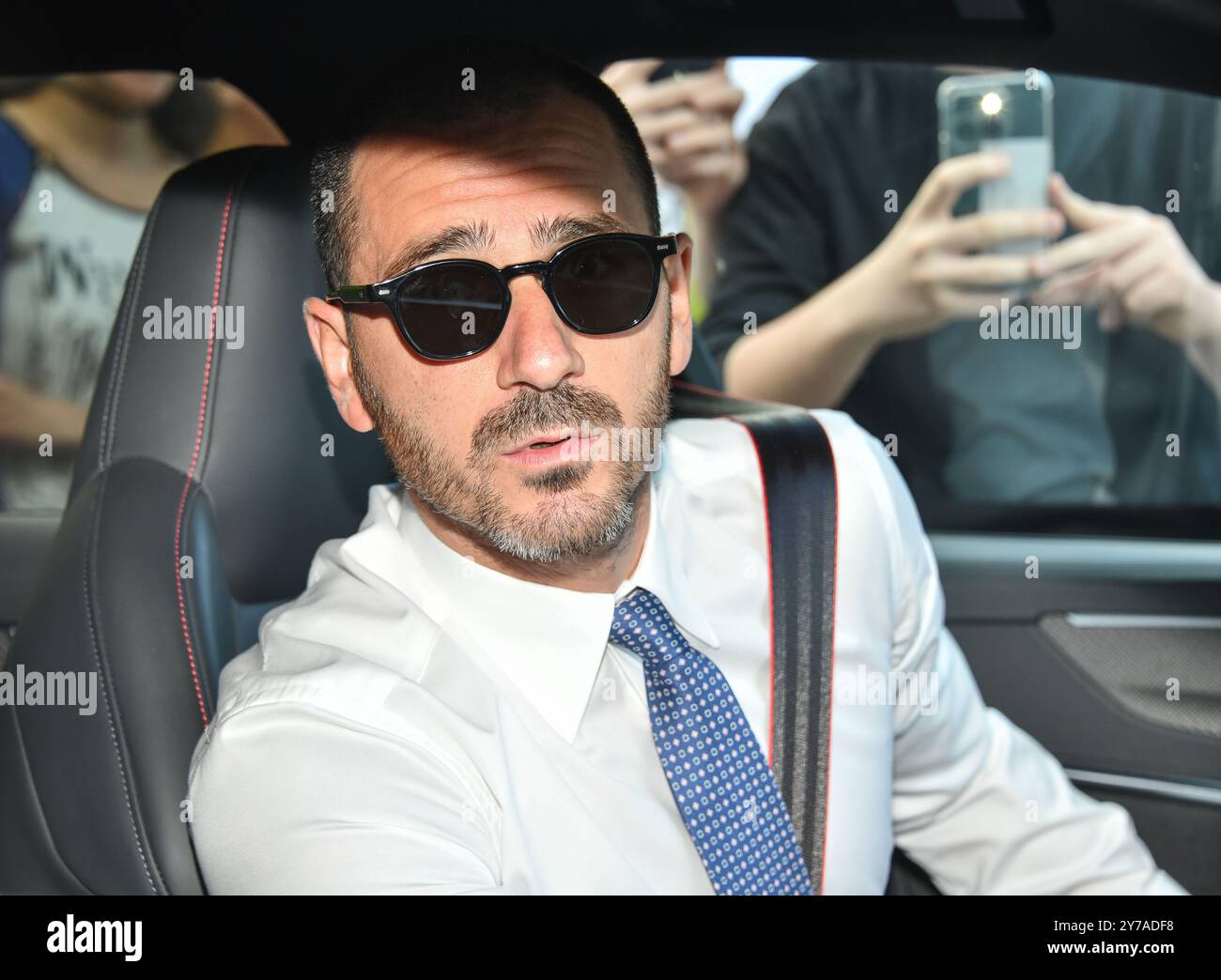 Lucca, S Pancrazio, 28/9/2024, wedding of Luigi Buffon and Ilaria D ...