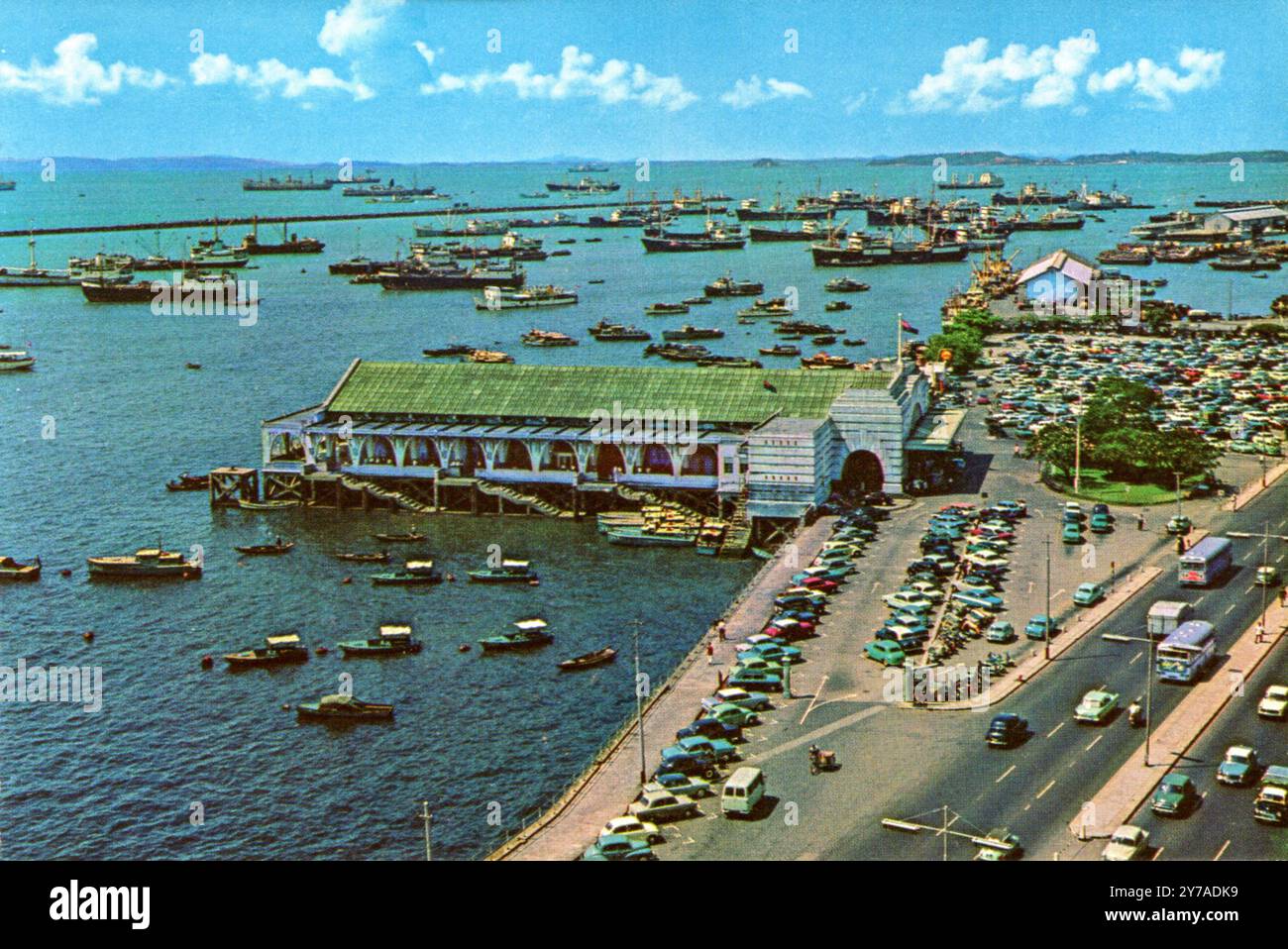 A 1960's postcard image of Clifford Pier, built in 1933 the pier was ...
