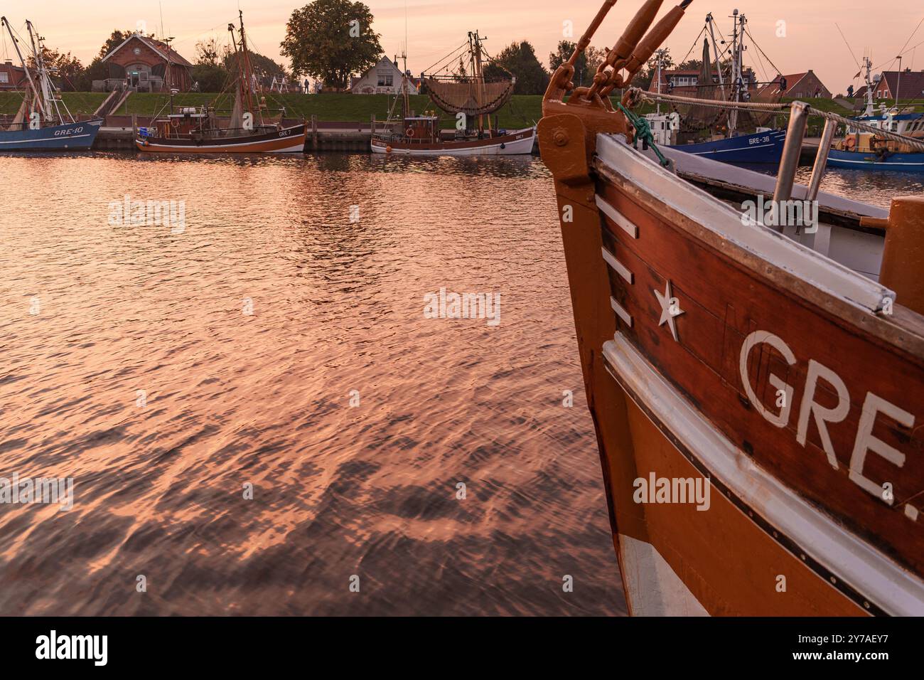Villages in east frisia Stock Photo - Alamy