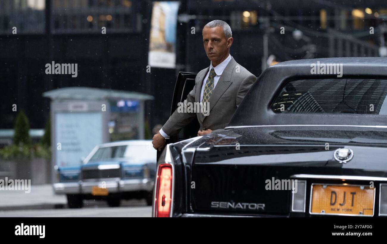 JEREMY STRONG in THE APPRENTICE (2024), directed by ALI ABBASI. Credit ...