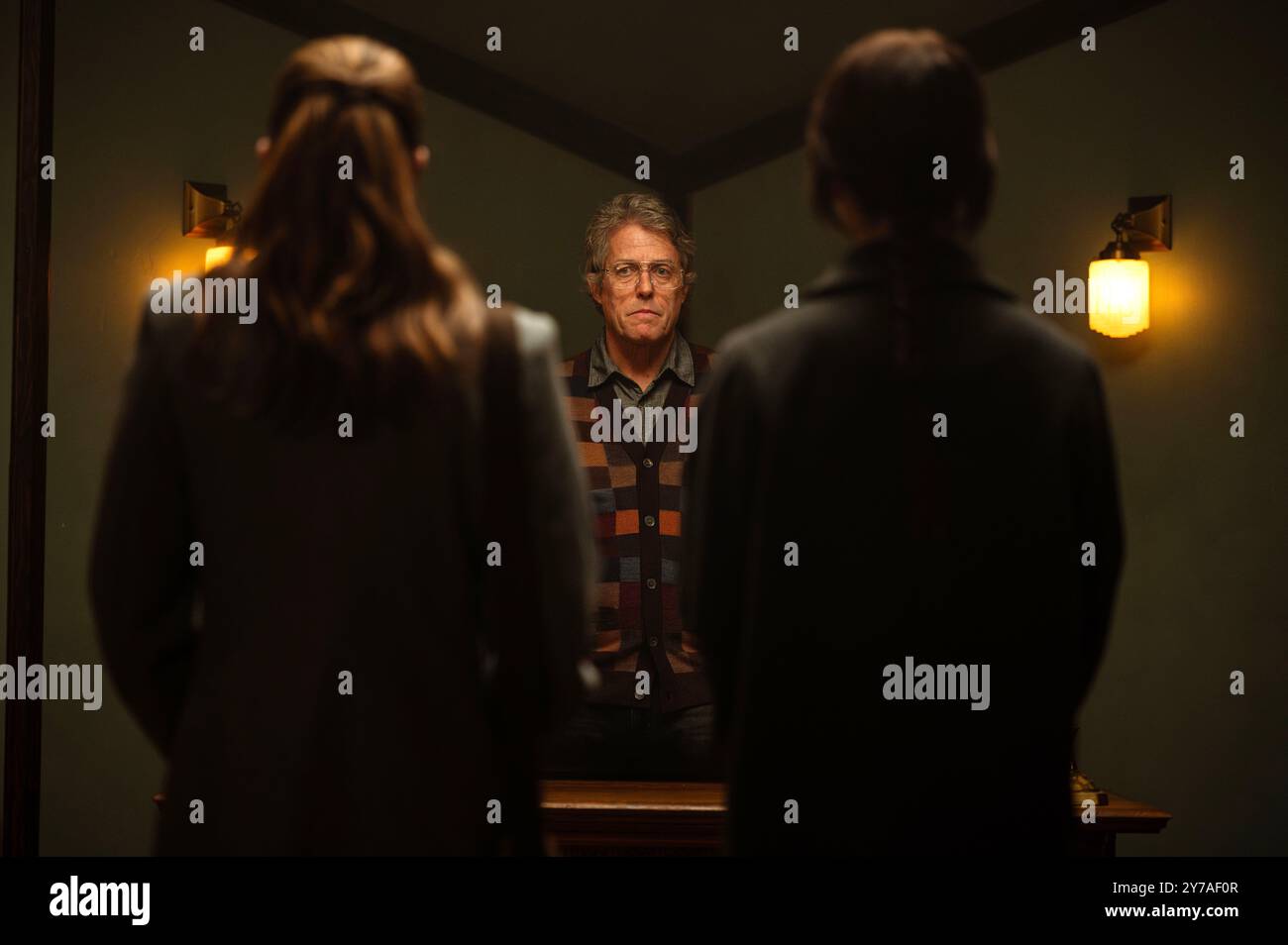 HUGH GRANT in HERETIC (2024), directed by BRYAN WOODS and SCOTT BECK. Credit: Shiny Penny ...