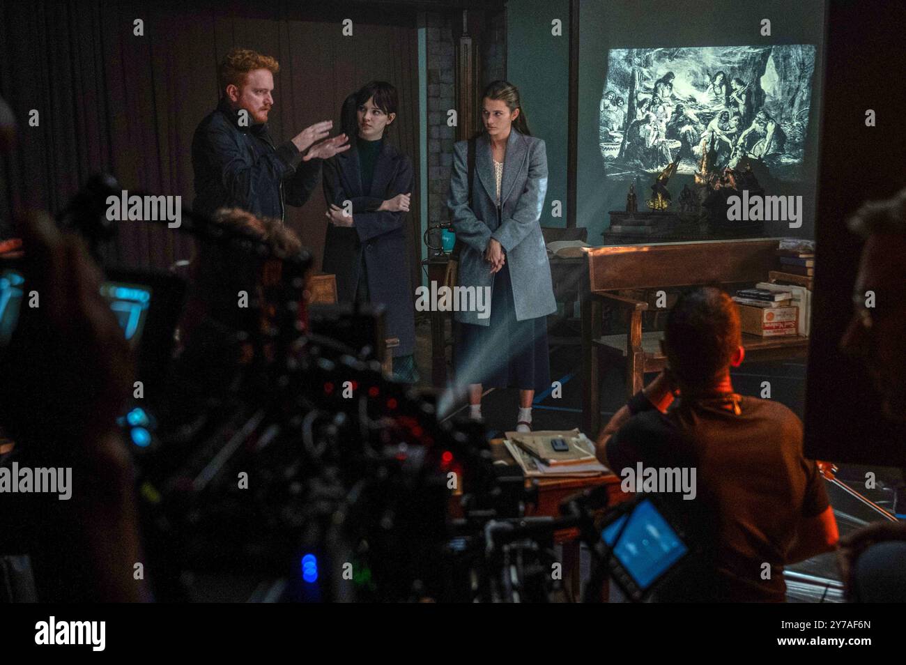 BRYAN WOODS and SOPHIE THATCHER in HERETIC (2024), directed by BRYAN WOODS and SCOTT BECK ...